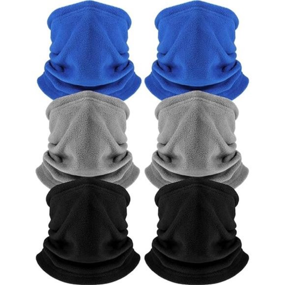 Accessories | 6 Pack Winter Fleece Neck Warmer Neck Gaiter Skiing ...